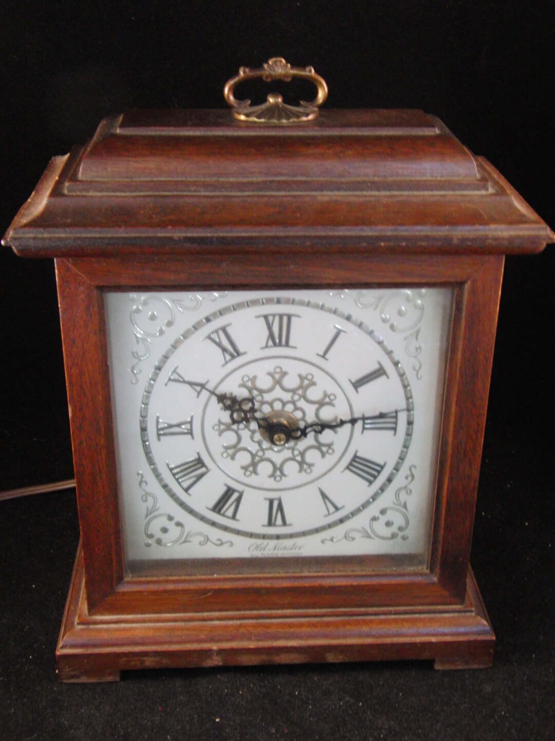Vintage Old Master by Rarewood Mantel Clock - Etsy