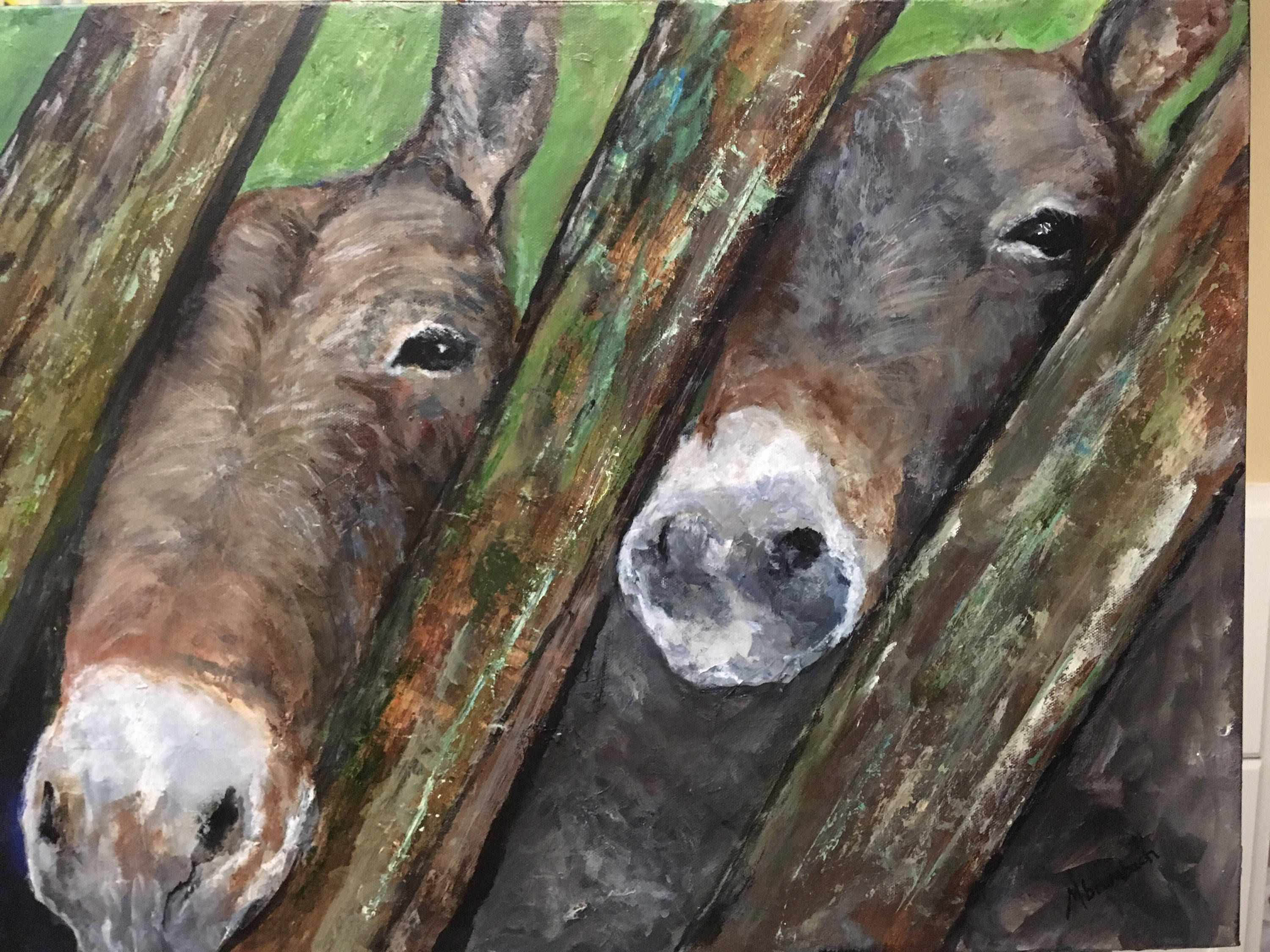 Mule Painting