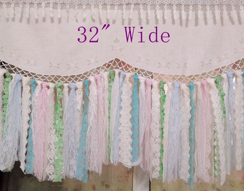 UNIQUE PRINCESSBOHO Style Shabby Chic Window Treatment Window - Etsy