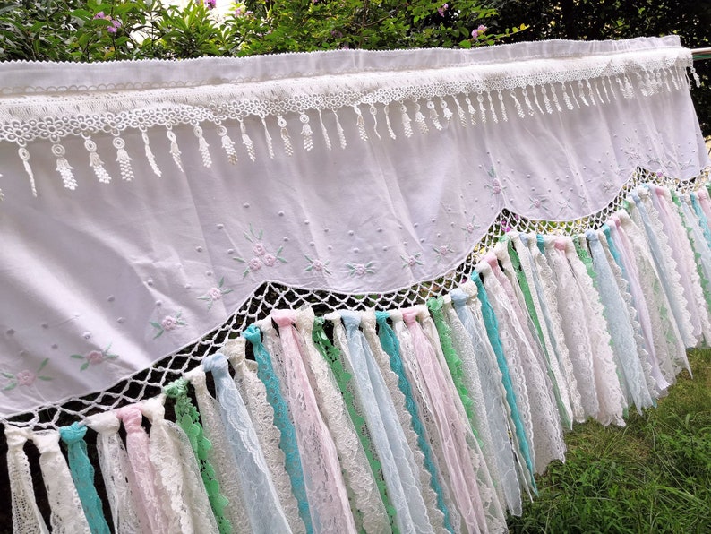 UNIQUE PRINCESSBOHO Style Shabby Chic Window Treatment Window - Etsy