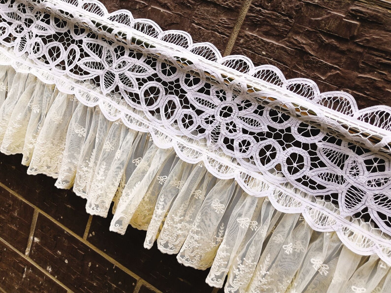 Gorgeousvictorian Style Valance Vintage Battenburg Lace - Etsy
