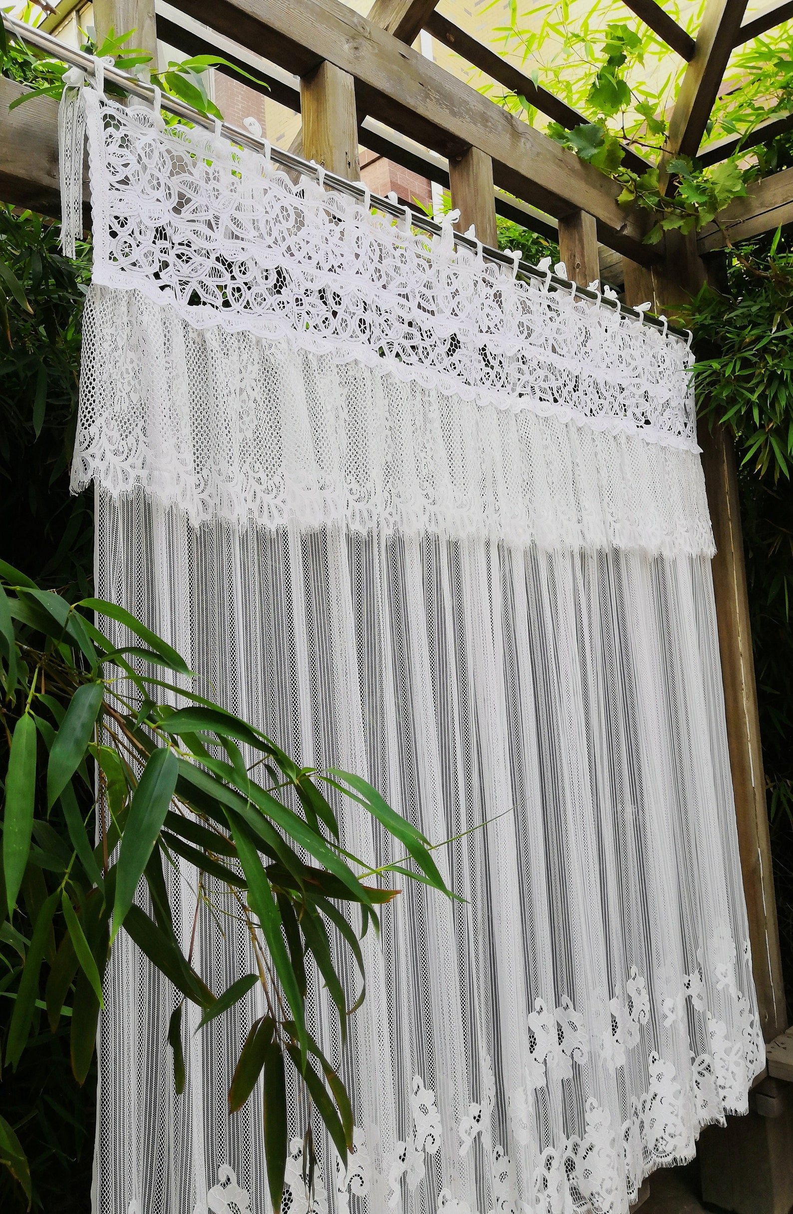 Victoriangorgeousfrench Country Style Rustic Window Curtain - Etsy