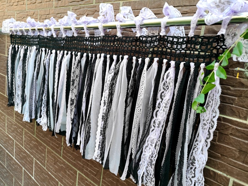 Shabby Chic Window Curtaingothic Boho Window Curtain | Etsy