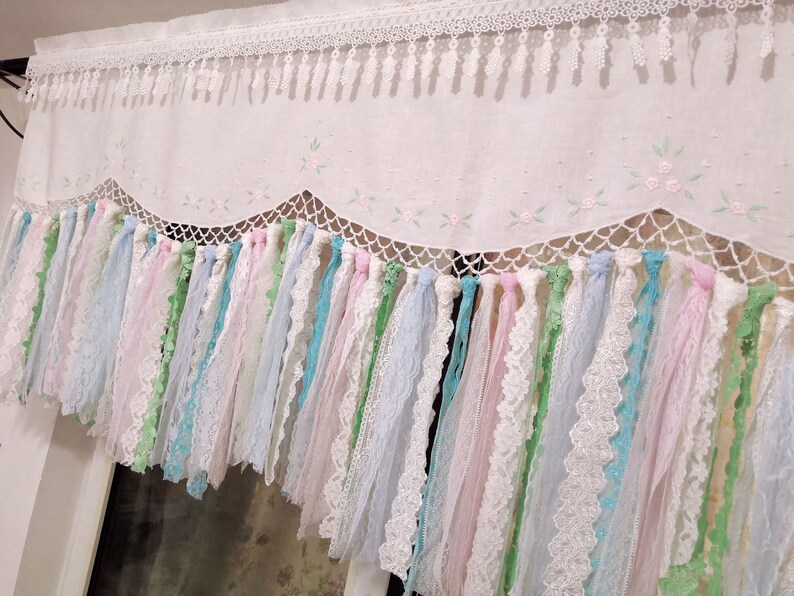 UNIQUE PRINCESSBOHO Style Shabby Chic Window Treatment Window - Etsy