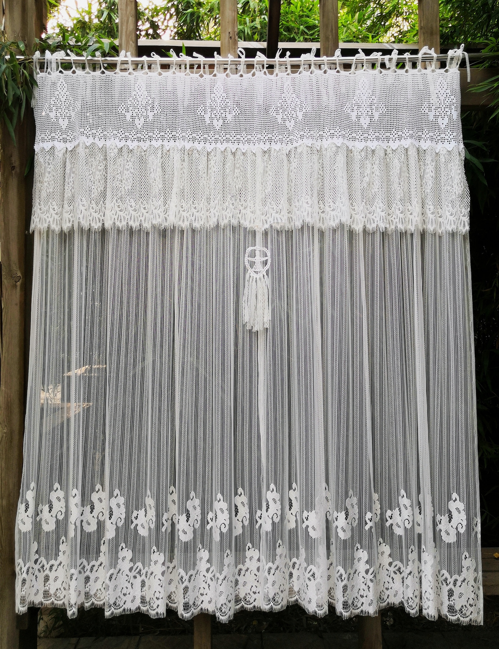Victoriangorgeousfrench Country Style Rustic Window Curtain - Etsy