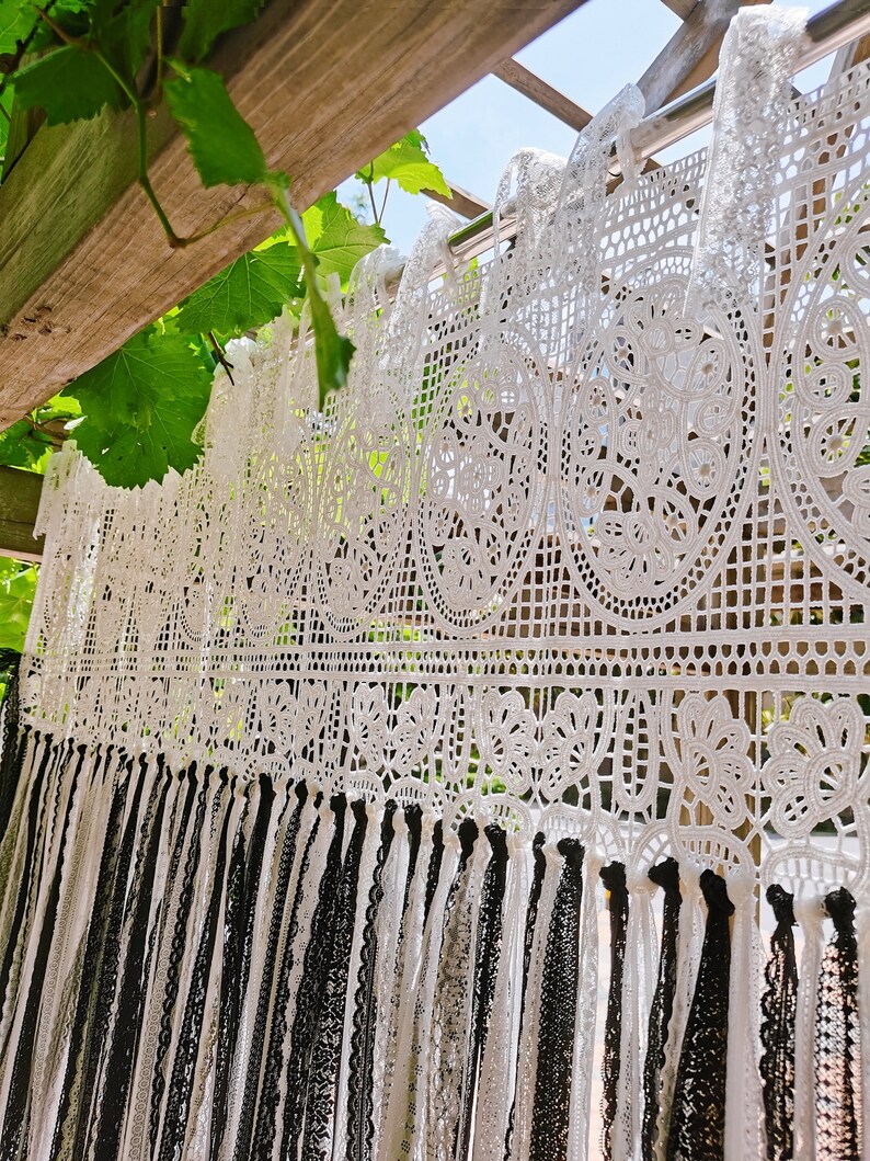 Victorian Shabby Chic Window Lace Curtain Shower Curtain - Etsy