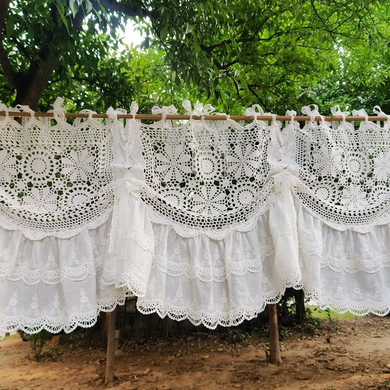 Blush Curtains Lace - Etsy