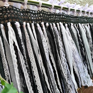 Shabby Chic Window Curtaingothic Boho Window Curtain - Etsy