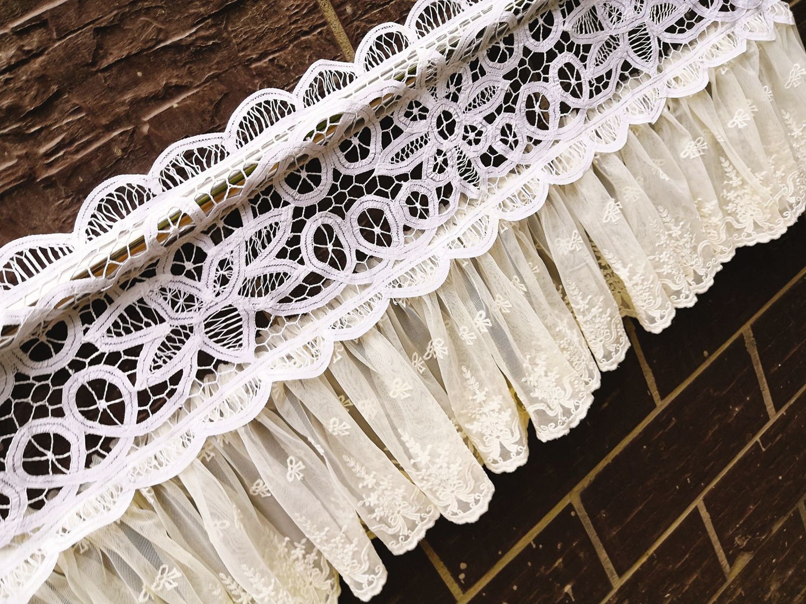 Gorgeousvictorian Style Valance Vintage Battenburg Lace - Etsy