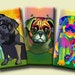 FUNKY DOGS Digital Collage Sheet 1x2 Inch Domino Images for | Etsy