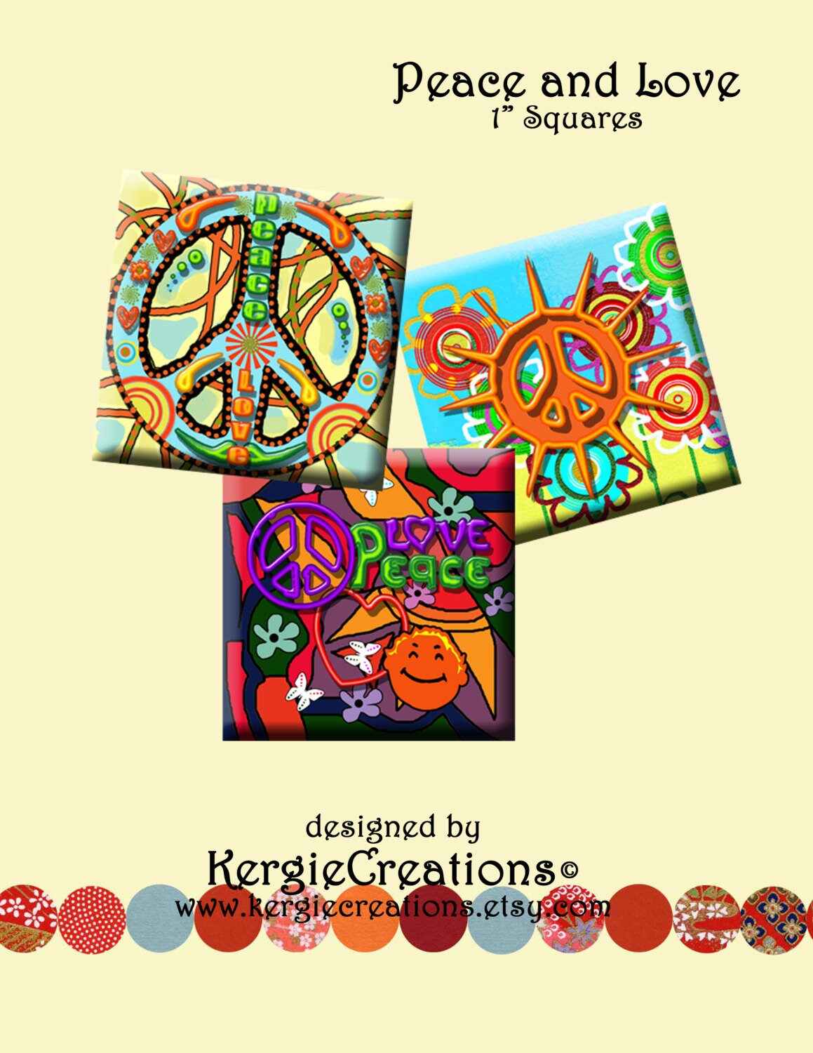 Peace And Love Collage