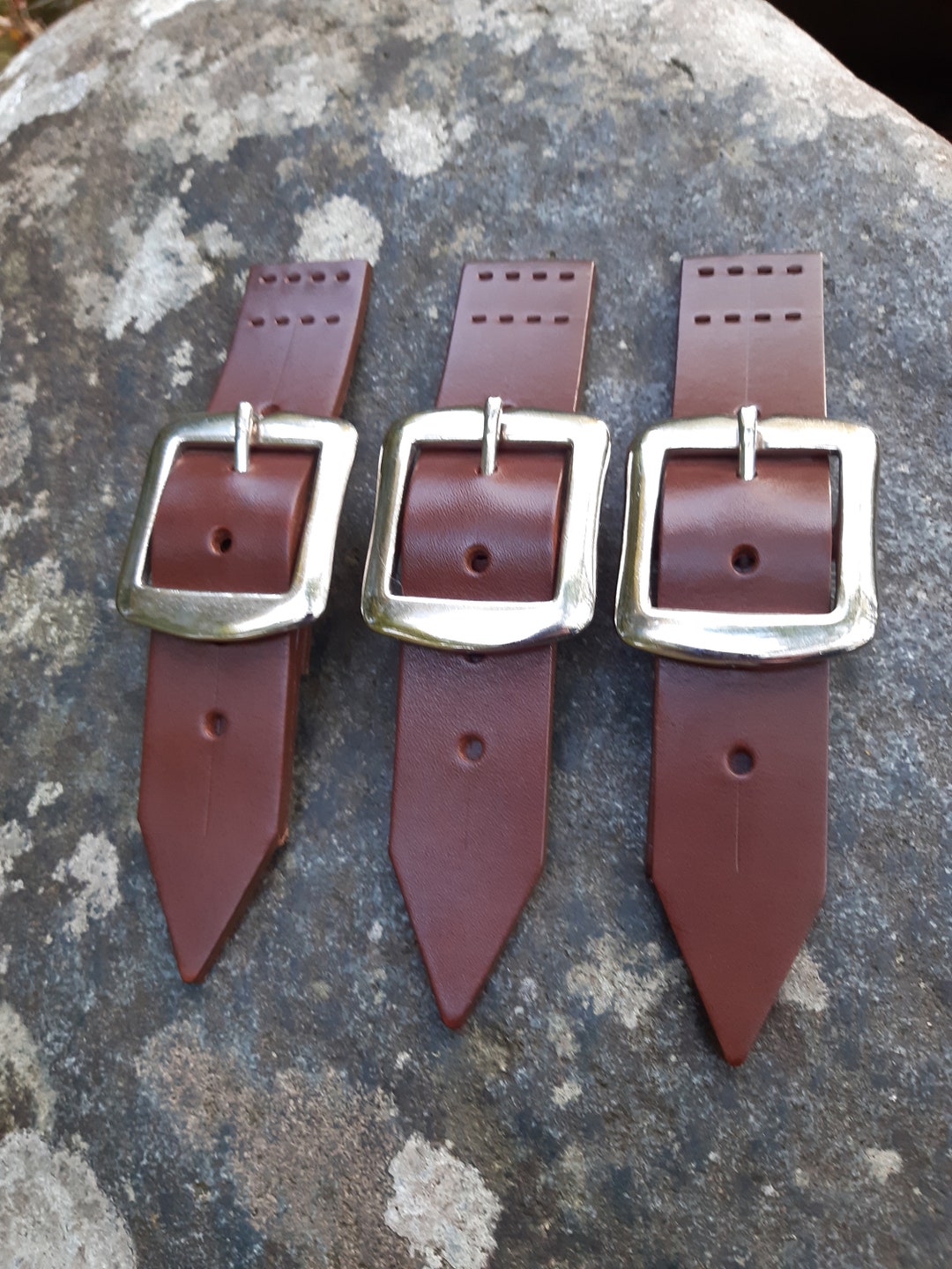 Herd of Sporrans Brown Leather Kilt Strap Set of 3 - Etsy