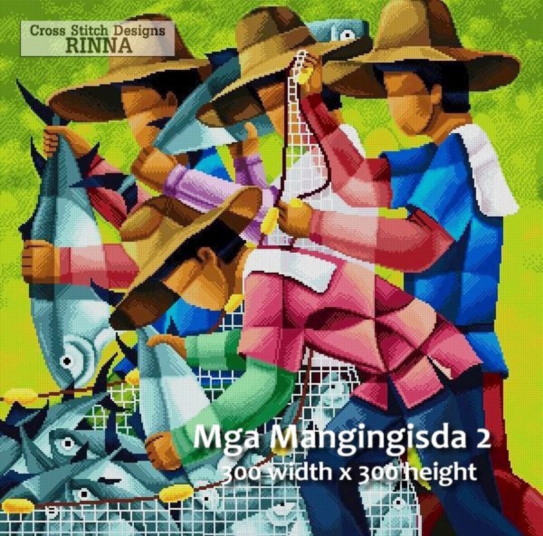 Mga Mangingisda 2 Revised cross Stitch PDF Pattern - Etsy Australia