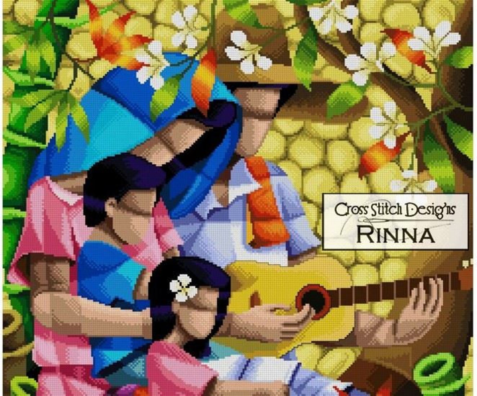 Awit Ni Tatay filipino Art/design cross Stitch PDF Pattern - Etsy