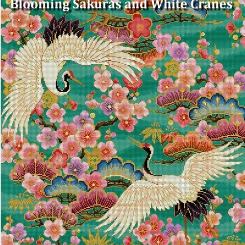 Japanese Maiden Cross Stitch Pattern - Etsy