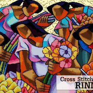 Cross Stitch Pattern Filipino Art Design Masaganang Ani - Cross Stitch ...