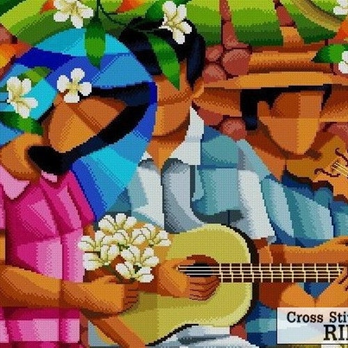 Awit Ni Tatay filipino Art/design cross Stitch PDF Pattern - Etsy