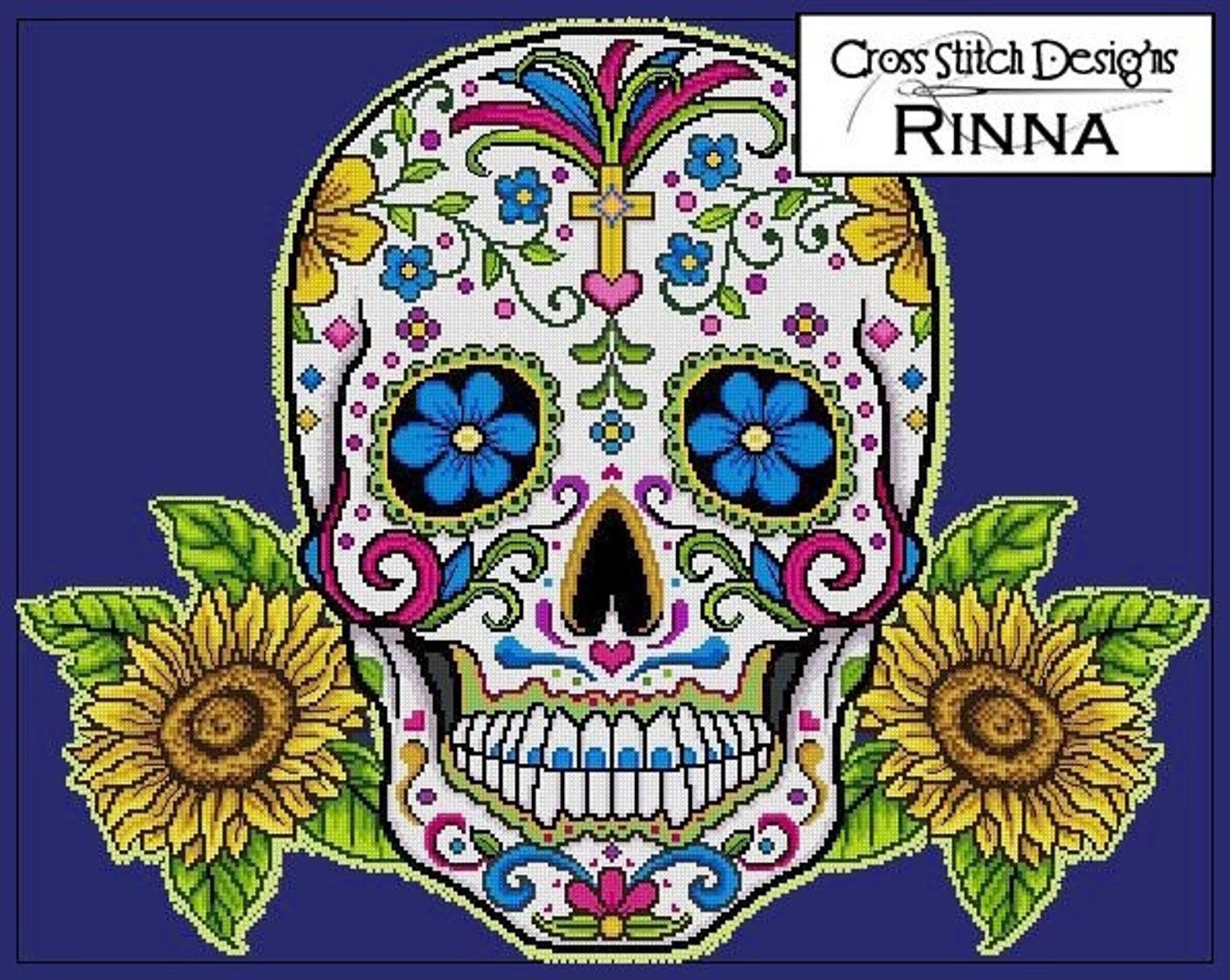 SUGAR SKULL Summer Florals - Etsy