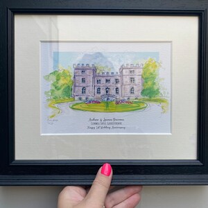 Personalised Clearwell Castle Art Giclee Print - Clearwell Castle ...