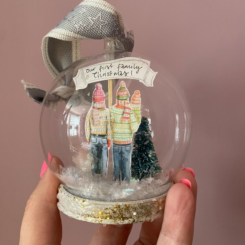 Mini Snow Globe - Etsy