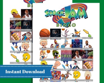 Space Jam Cutouts Printable - Etsy