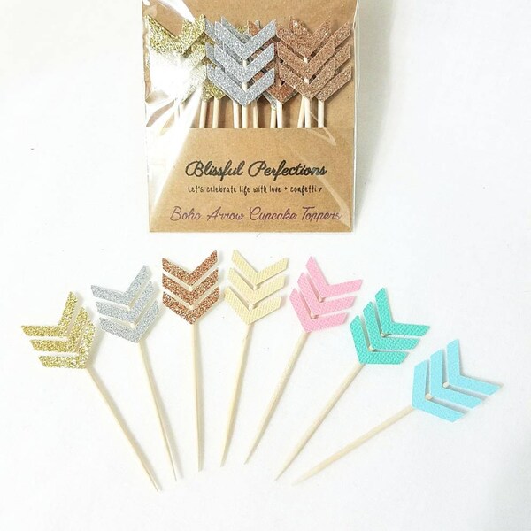 Arrow Cupcake Topper - Etsy