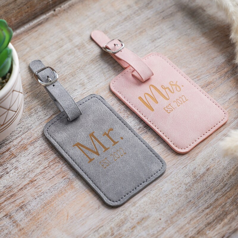 Wedding Luggage Tags - Etsy