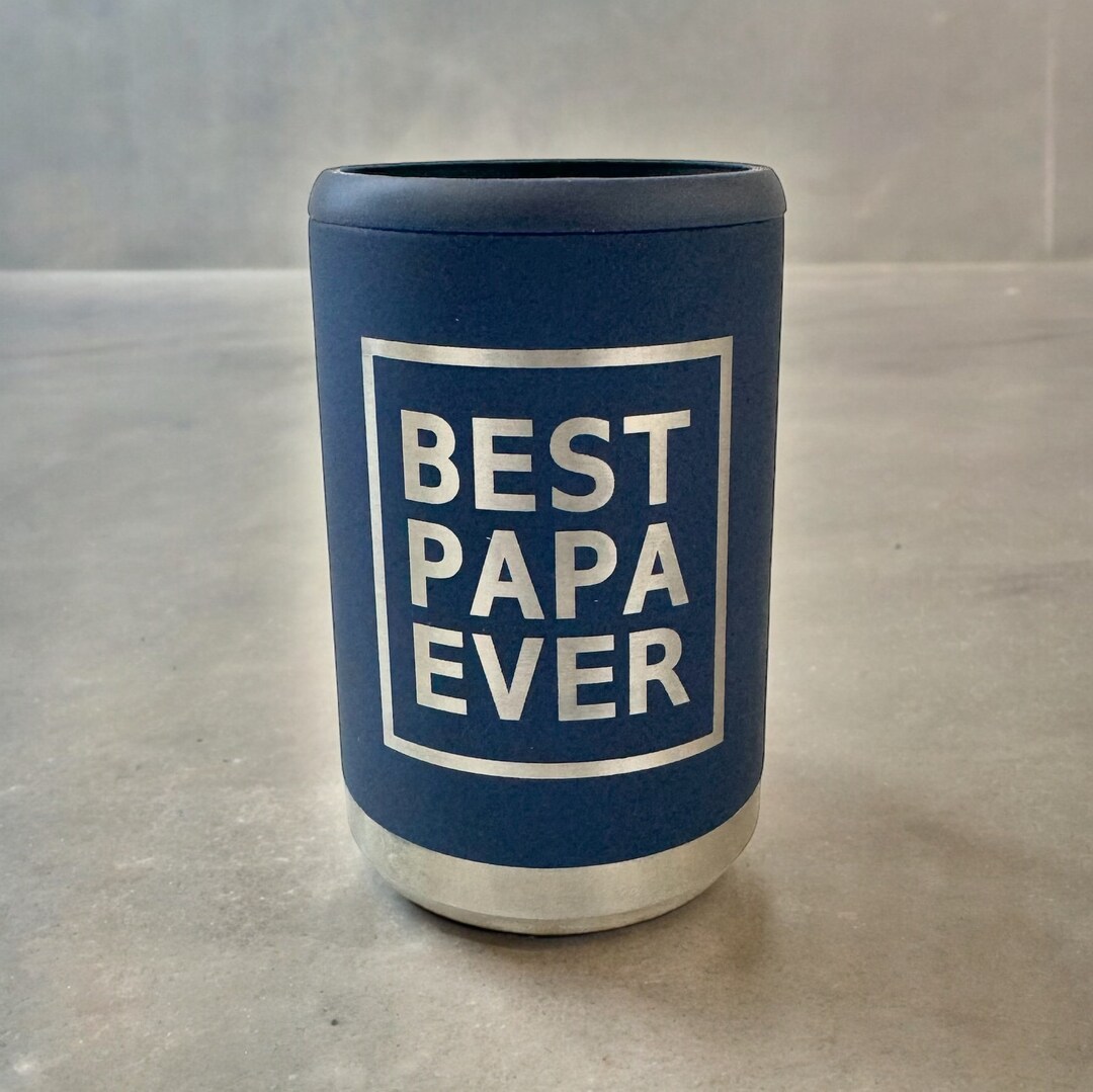 Personalized Beer Can Holder for Dad - Beer Can Cooler - Can Holder ...