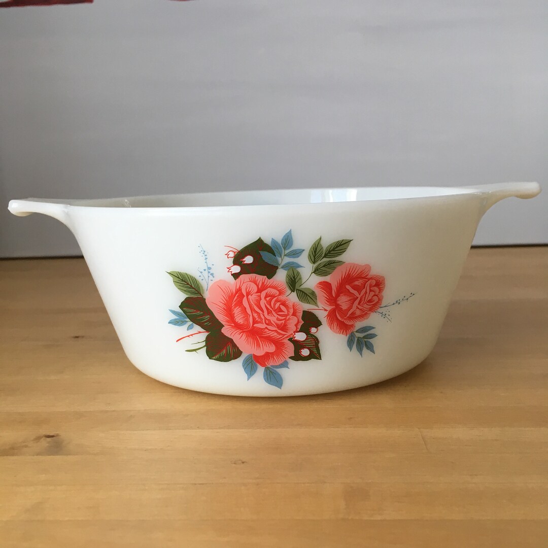 JAJ Pyrex No. 658 Cottage Rose Pattern - Etsy