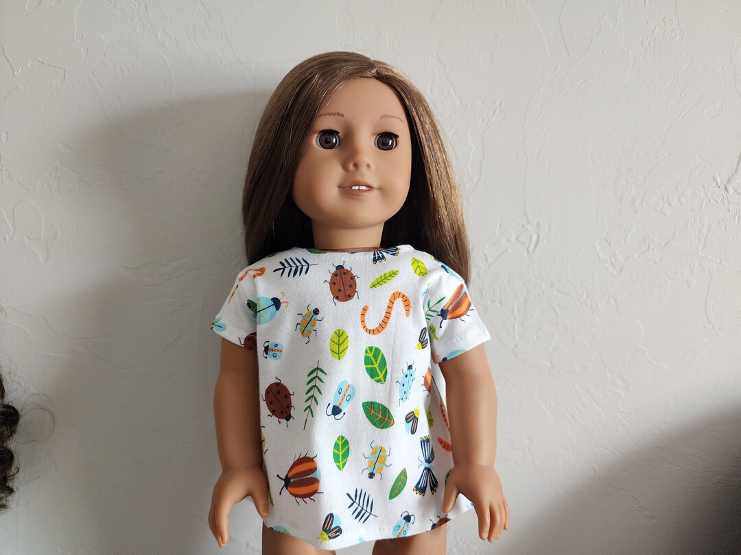 Oversized Tee for 18 Inch Dolls by the Glam Doll Bugs - Etsy