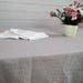 Gray Linen Tablecloth, Pure Linen Tablecloth, Wedding Tablecloth ...