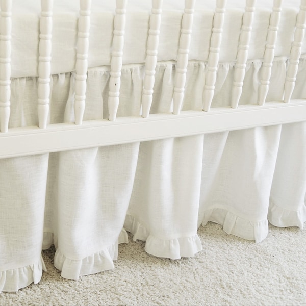 Ruffle Crib Skirt - Etsy