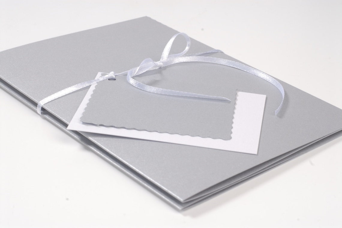 Wedding CD/DVD Case Silver With Photo Folio - Etsy