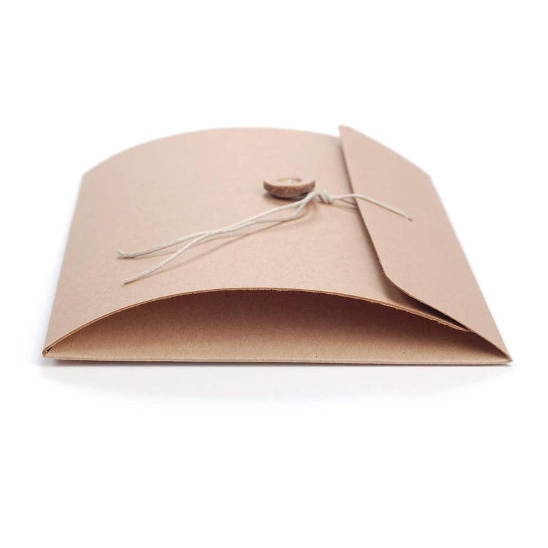 String and Button Envelopes - Etsy