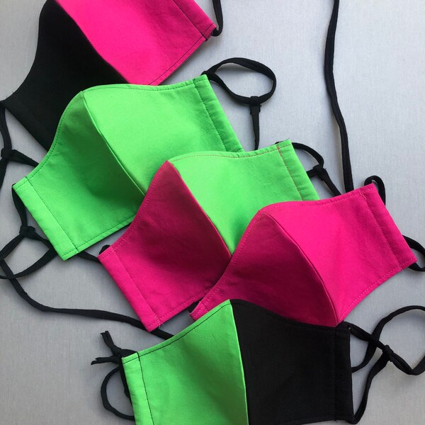 Black Face Mask - Etsy