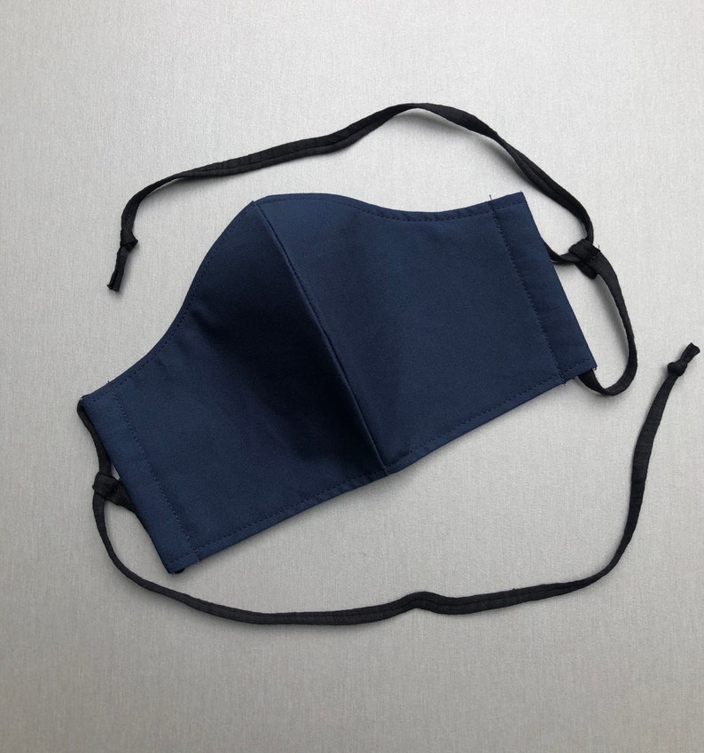 Mens Face Masks 3-layer Fitted Washable Fabric Face - Etsy