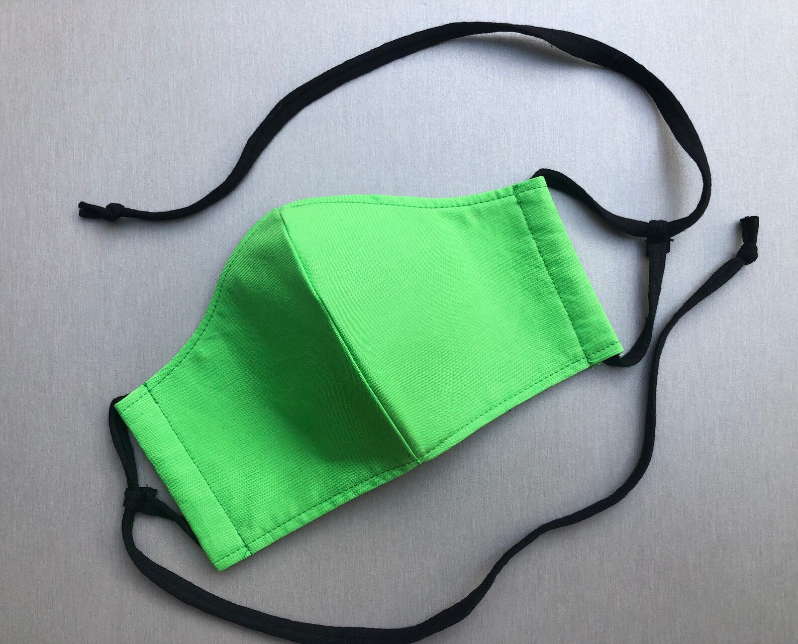 Neon Face Masks Two-tone Colorblock Pink Green Black. - Etsy