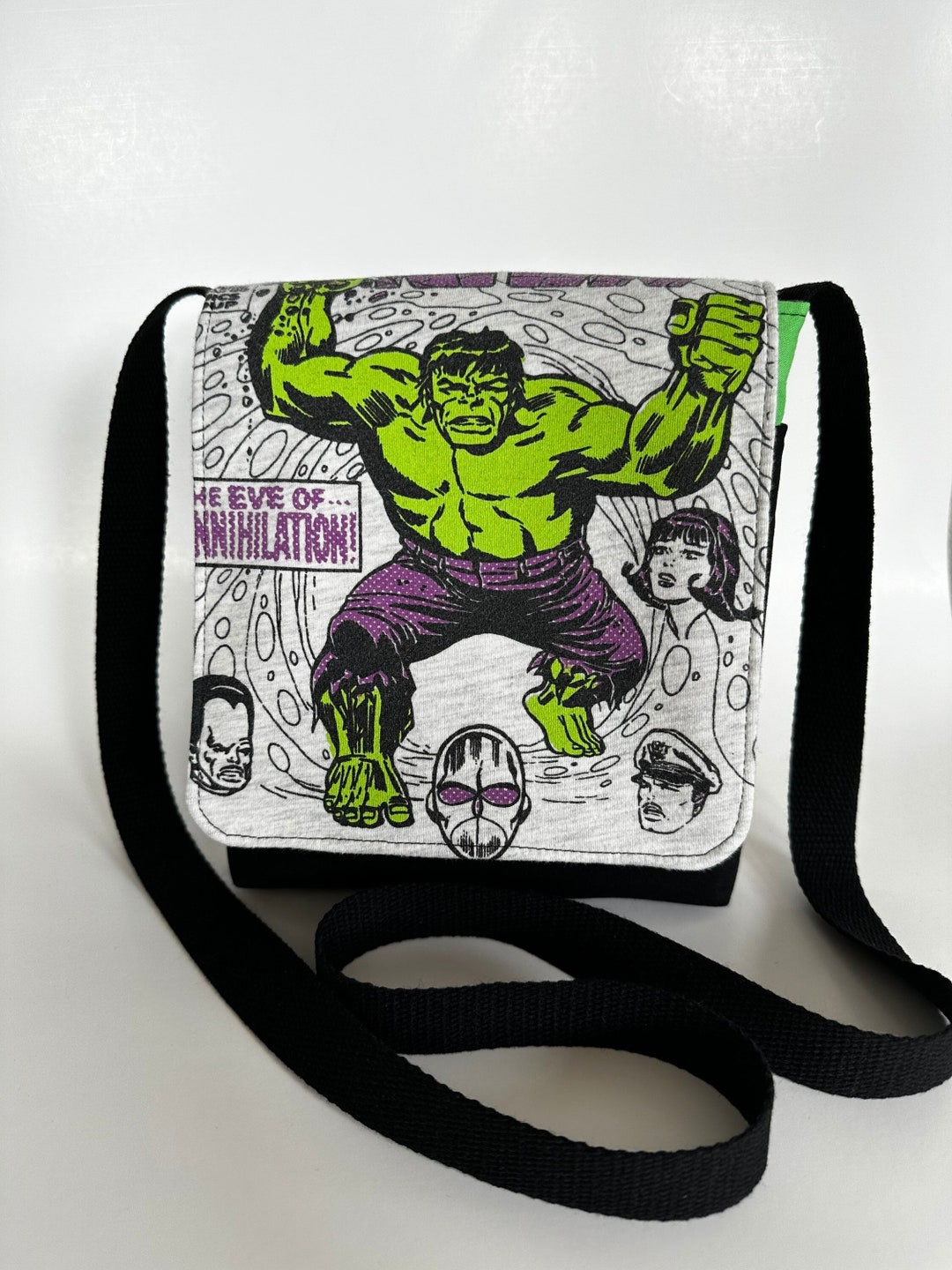 Hulk Bag Upcycled Hulk T-shirt Bag Hulk Purse Hulk - Etsy