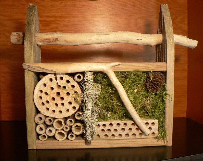 Bug House, Bee House, Mason Bee House, 112 Garden Art, Bug Hotel, Gift ...
