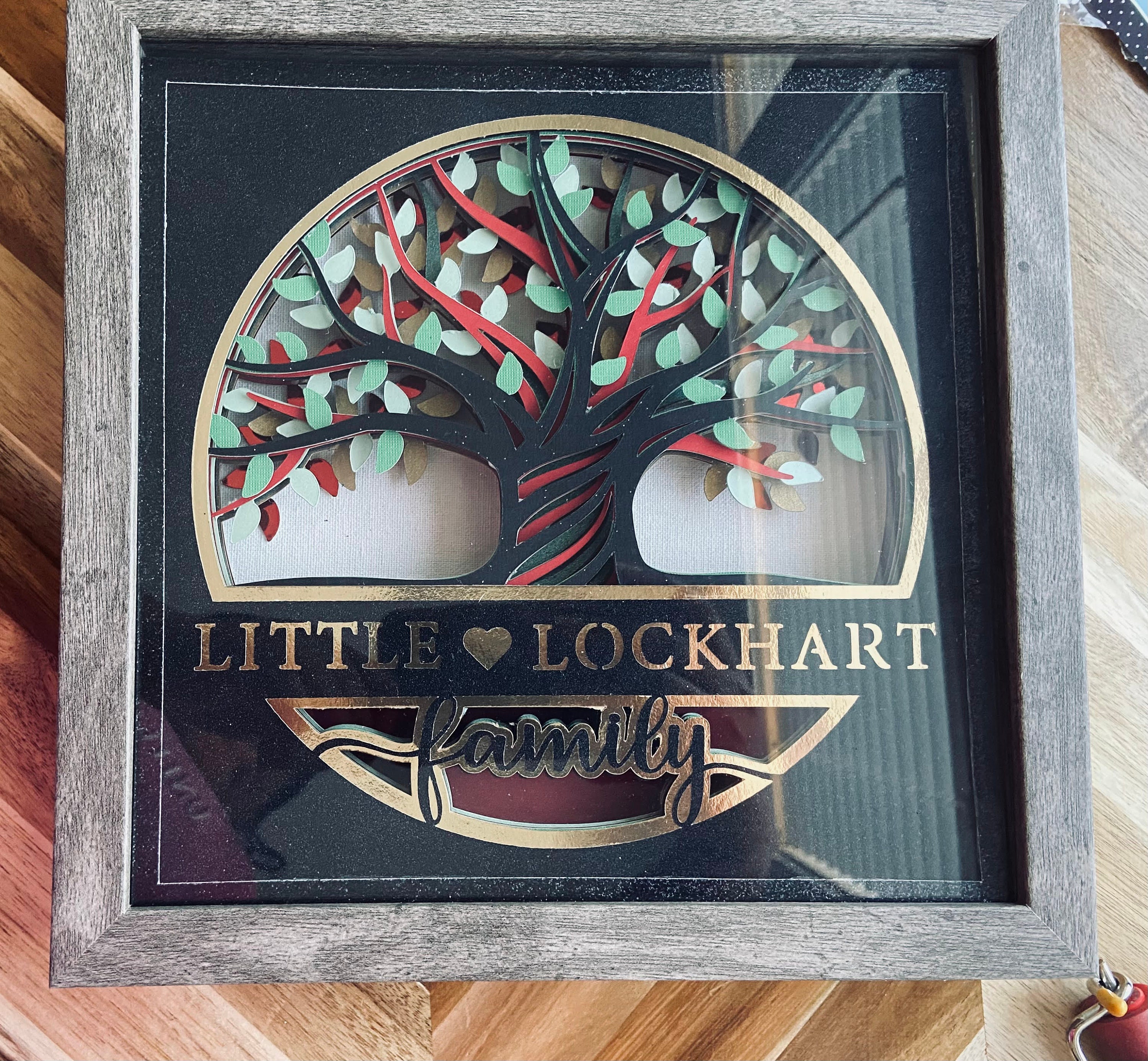 Family Tree Framed Family Tree 3D Family Tree Shadow Box - Etsy