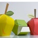 Printable Apple Gift Box • Teachers Friends Birthday School Kids Party ...