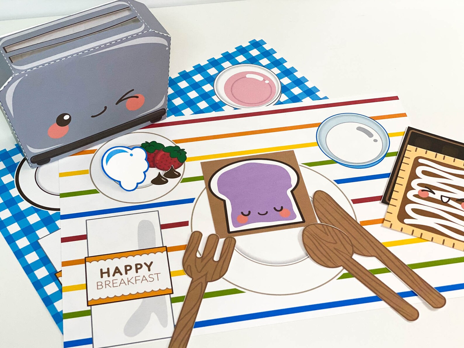 Printable Toaster Paper Craft for Kids Toy Activity • Digital File - Etsy