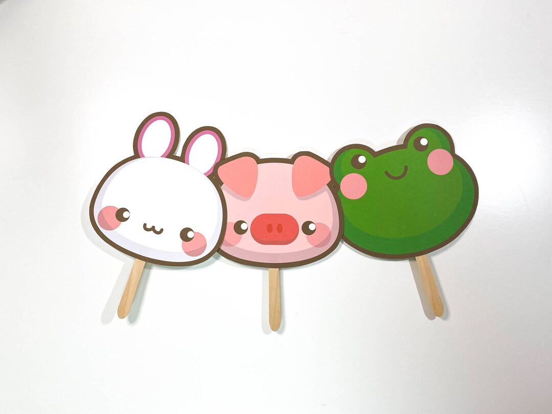 PRINTABLE Animal Fans Paper Activity Craft | Rabbit Frog Koala Pig ...