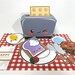 Printable Toaster Paper Craft for Kids Toy Activity • Digital File ...