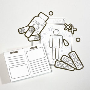 Nurse Doctor Medical Kit | Coloring Paper Craft | Printable Kids Toy ...