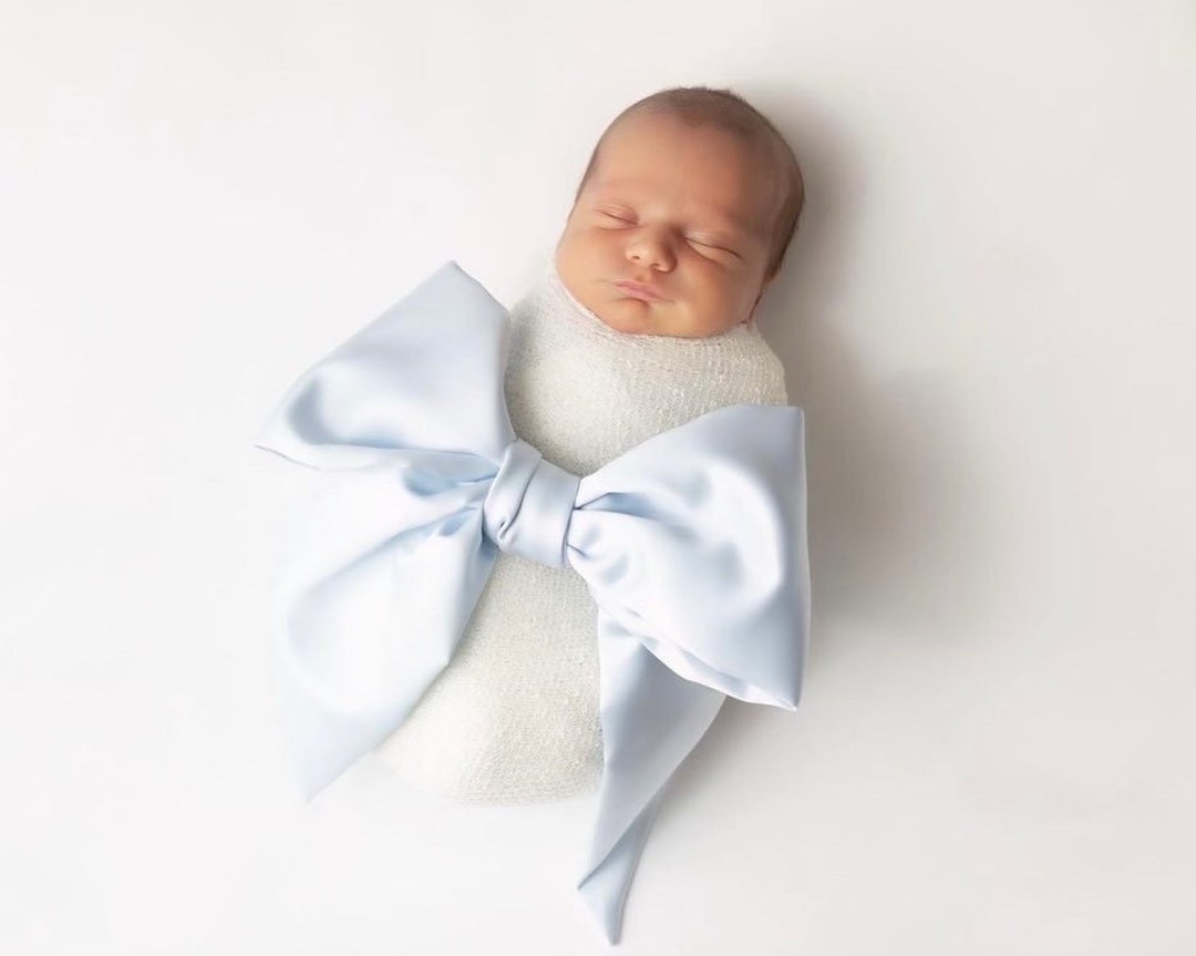 Baby Boy Swaddle With Optional Matching Big Sister Bow - Etsy