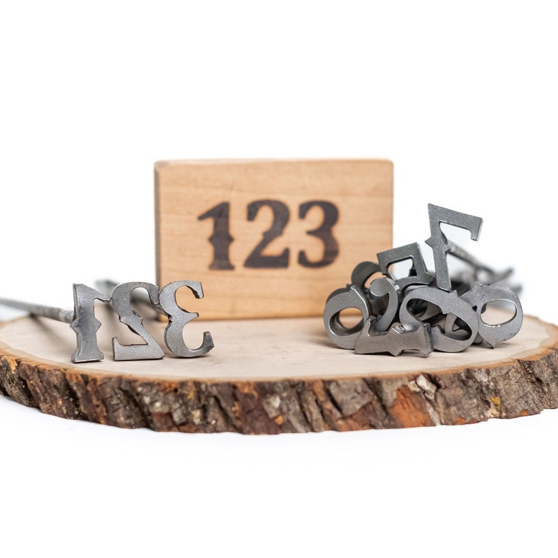 Rustic House Numbers - Etsy