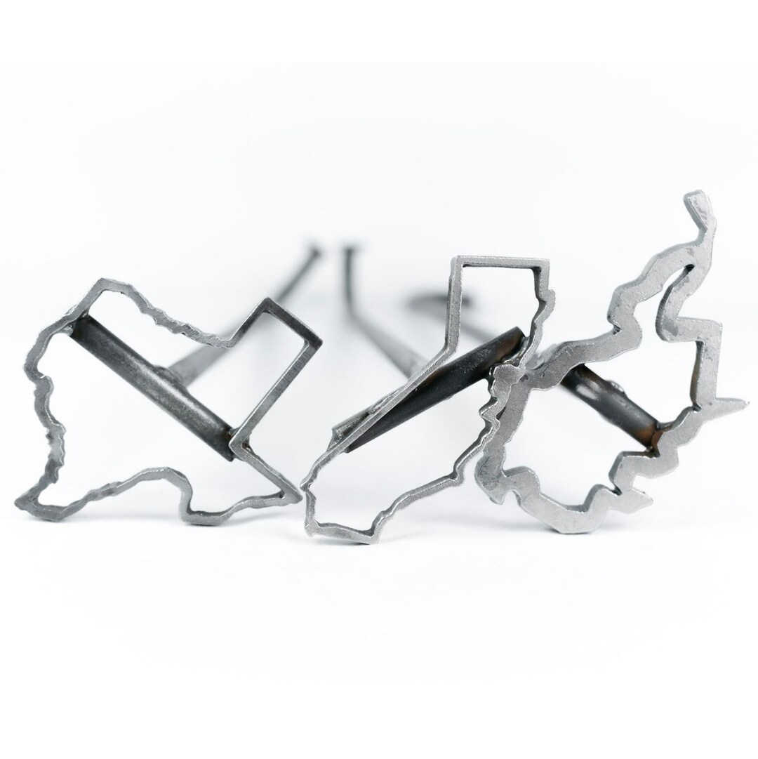 States of America Rustic Branding Irons - 4" - BBQ, Crafts, Woodworking ...