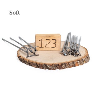 0-9 Number Branding Irons - 1" Tall - 10 Numbers - Custom Cowboy ...