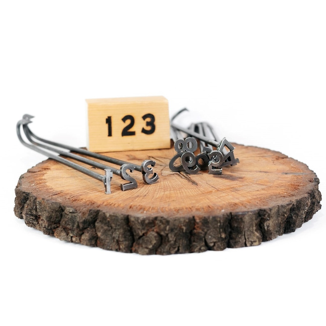 0-9 Number Branding Irons 1 Tall 10 Numbers Custom - Etsy